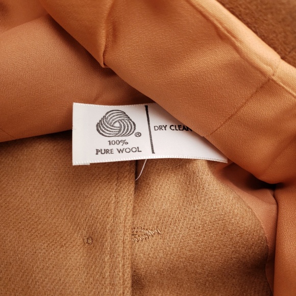 Vintage | Jackets & Coats | Vintage Tudor Square Mustard Wool Lined ...